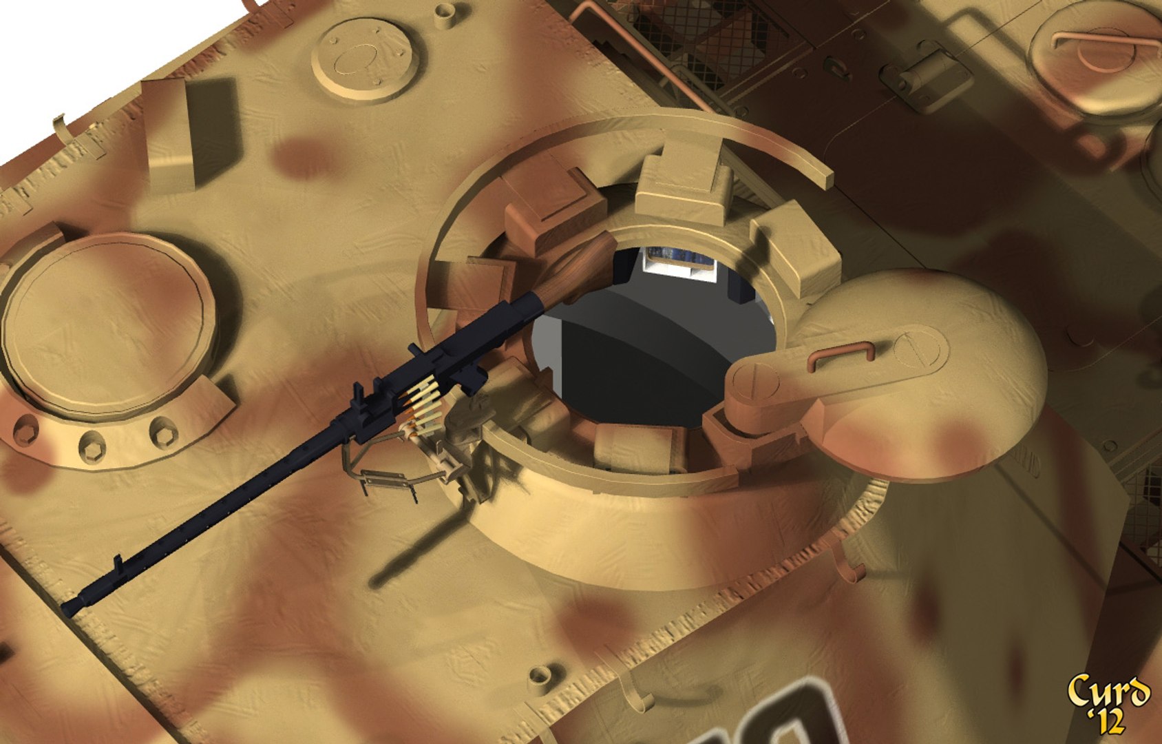 Panther German Tank Wwii Lwo