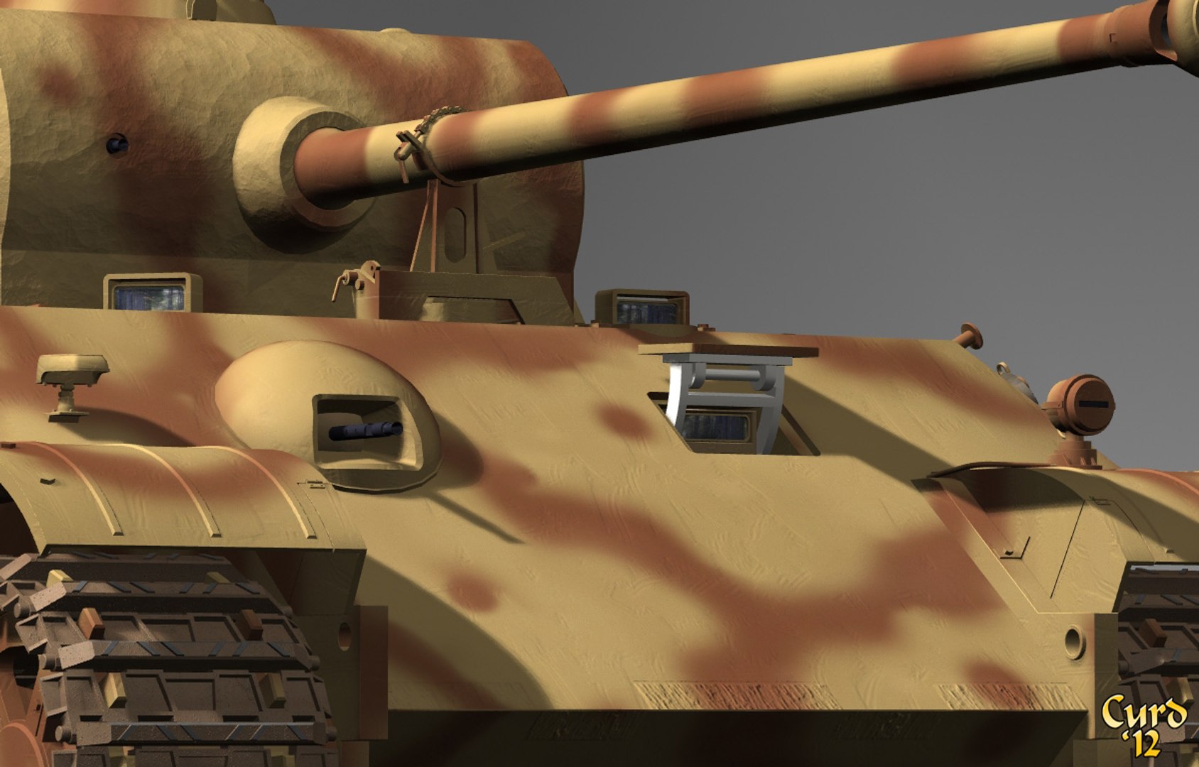 Panther German Tank Wwii Lwo