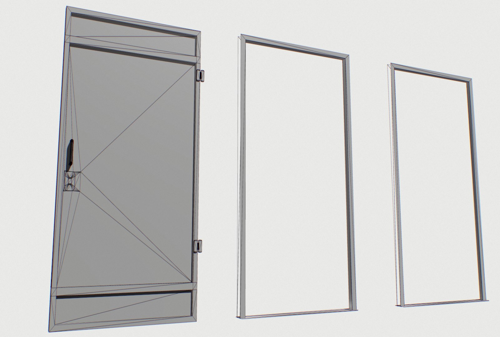 Old Metal Door 3D Model - TurboSquid 1595640