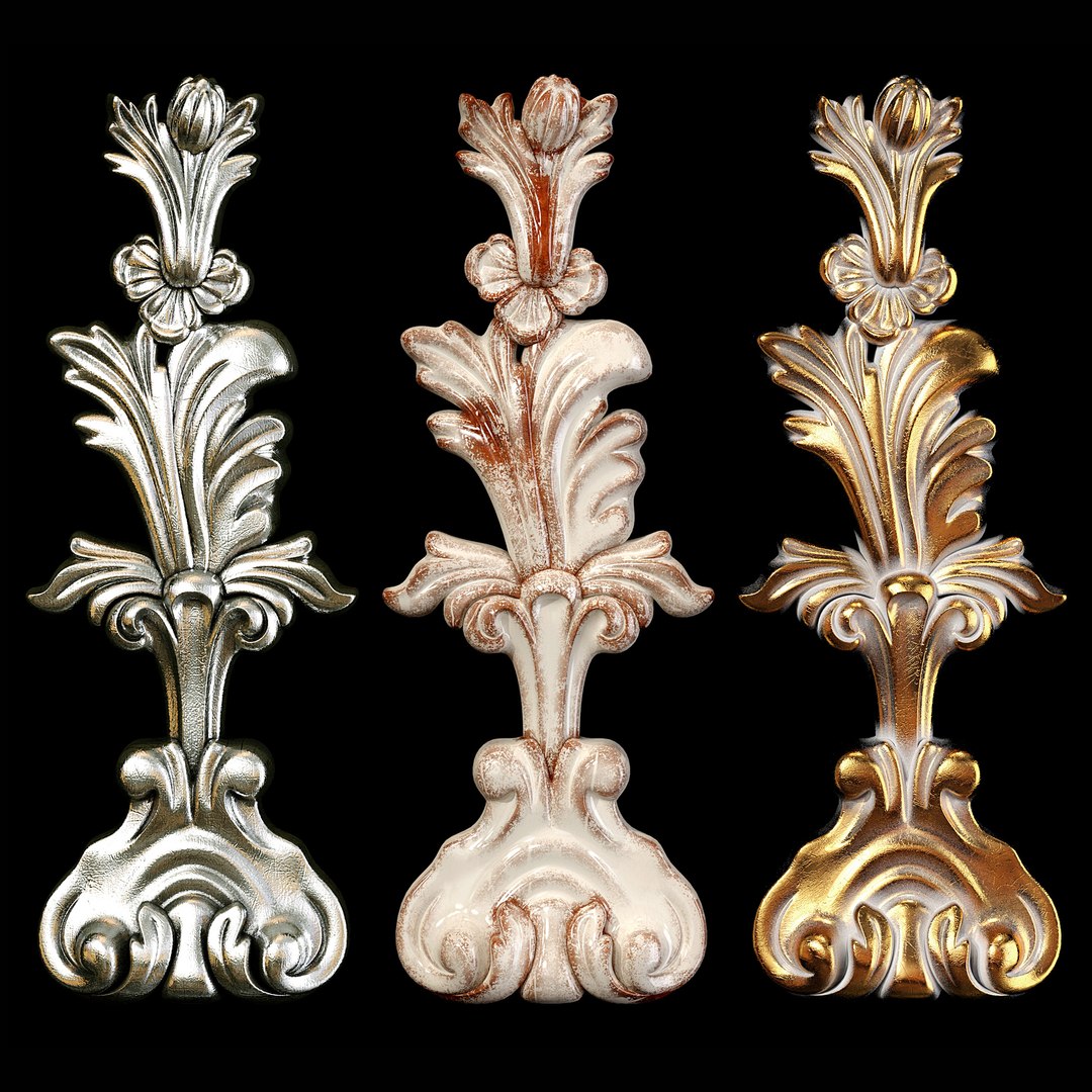 Classic carved model - TurboSquid 1705293