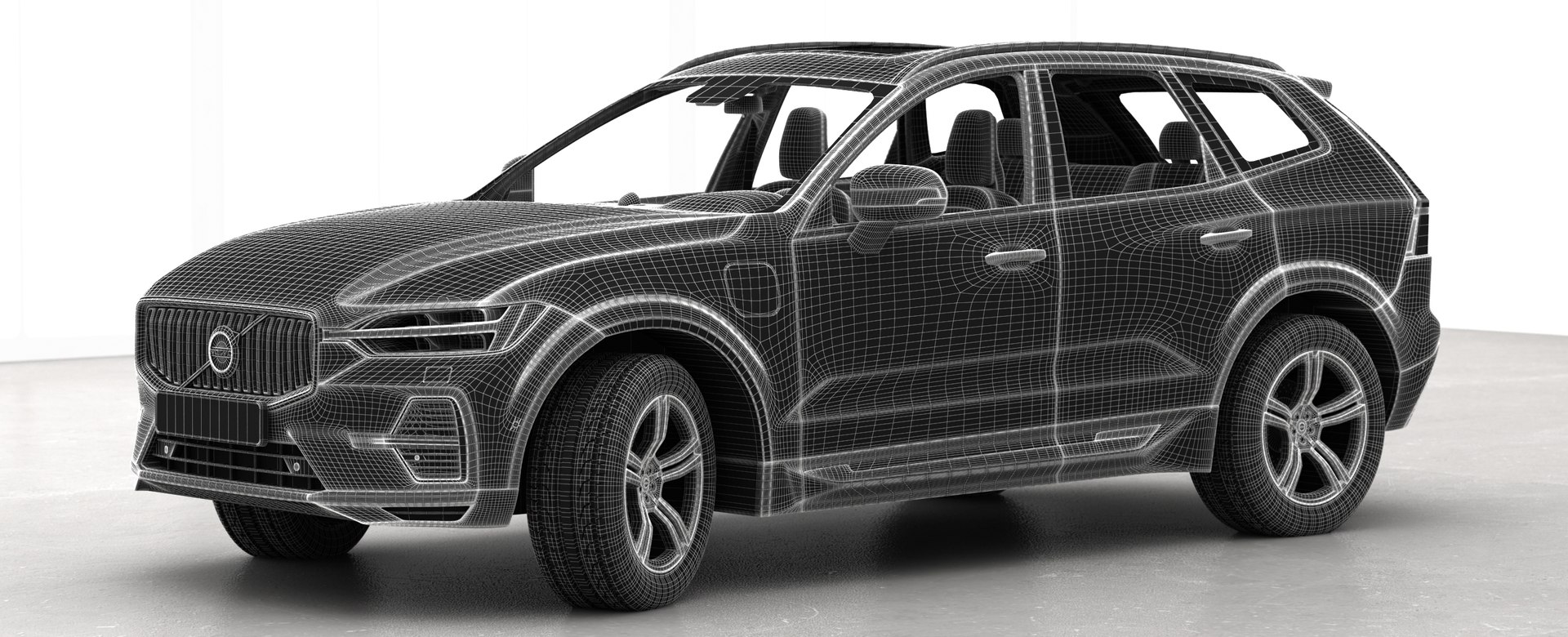 3D Volvo XC60 2021 Opening doors and trunk - TurboSquid 1740042
