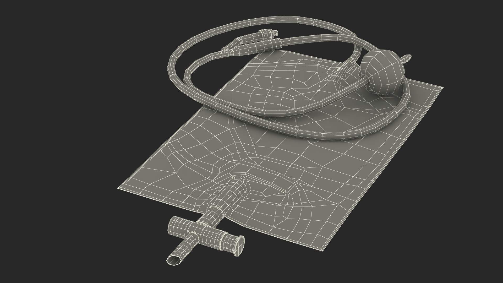 Premium Idealcare Siliconised Foley Catheter Gold 3D model - TurboSquid ...