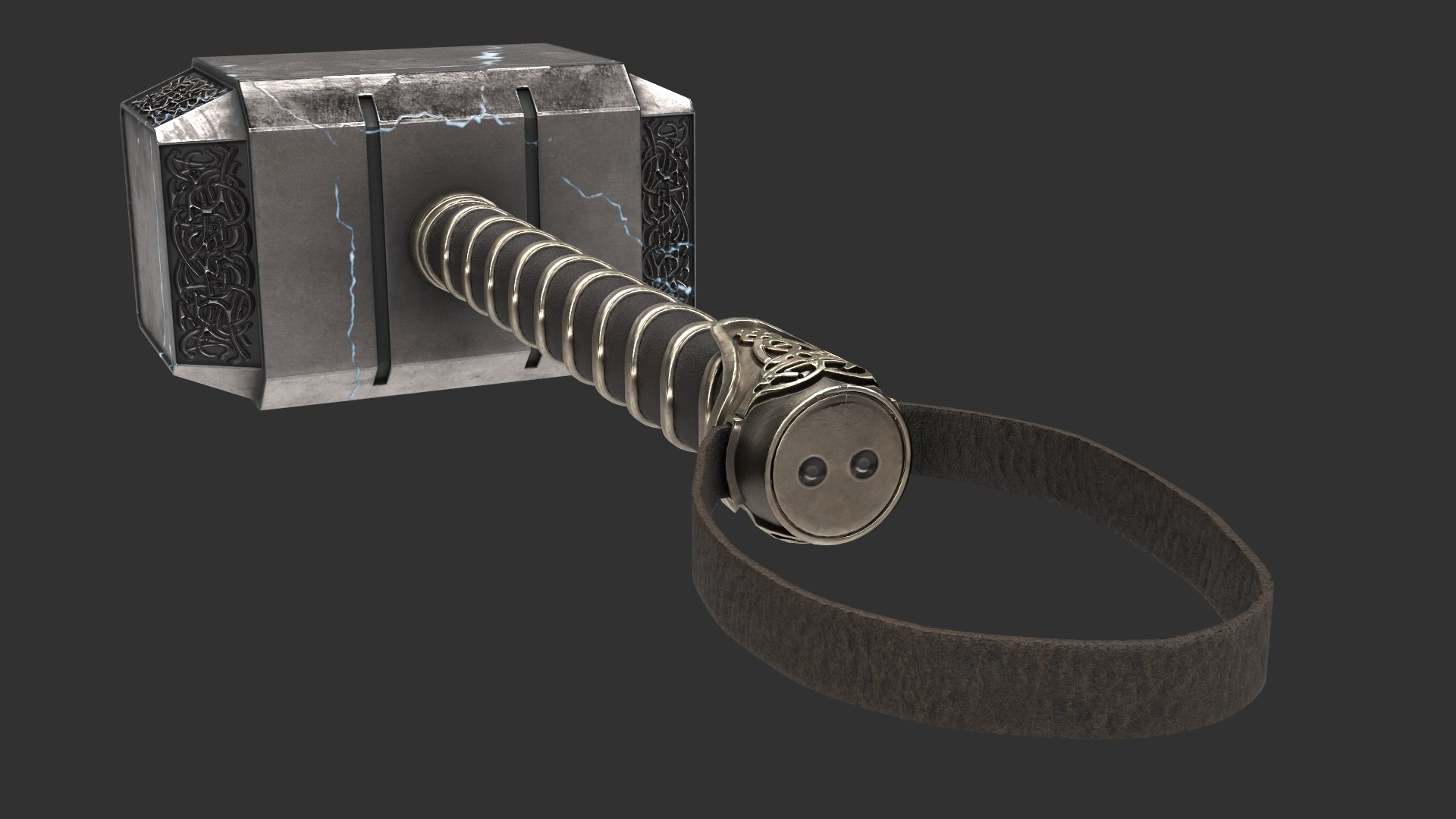 3D Broken Mjolnir Hammer of Thor - TurboSquid 1928120