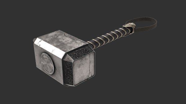 3D Broken Mjolnir Hammer of Thor - TurboSquid 1928120