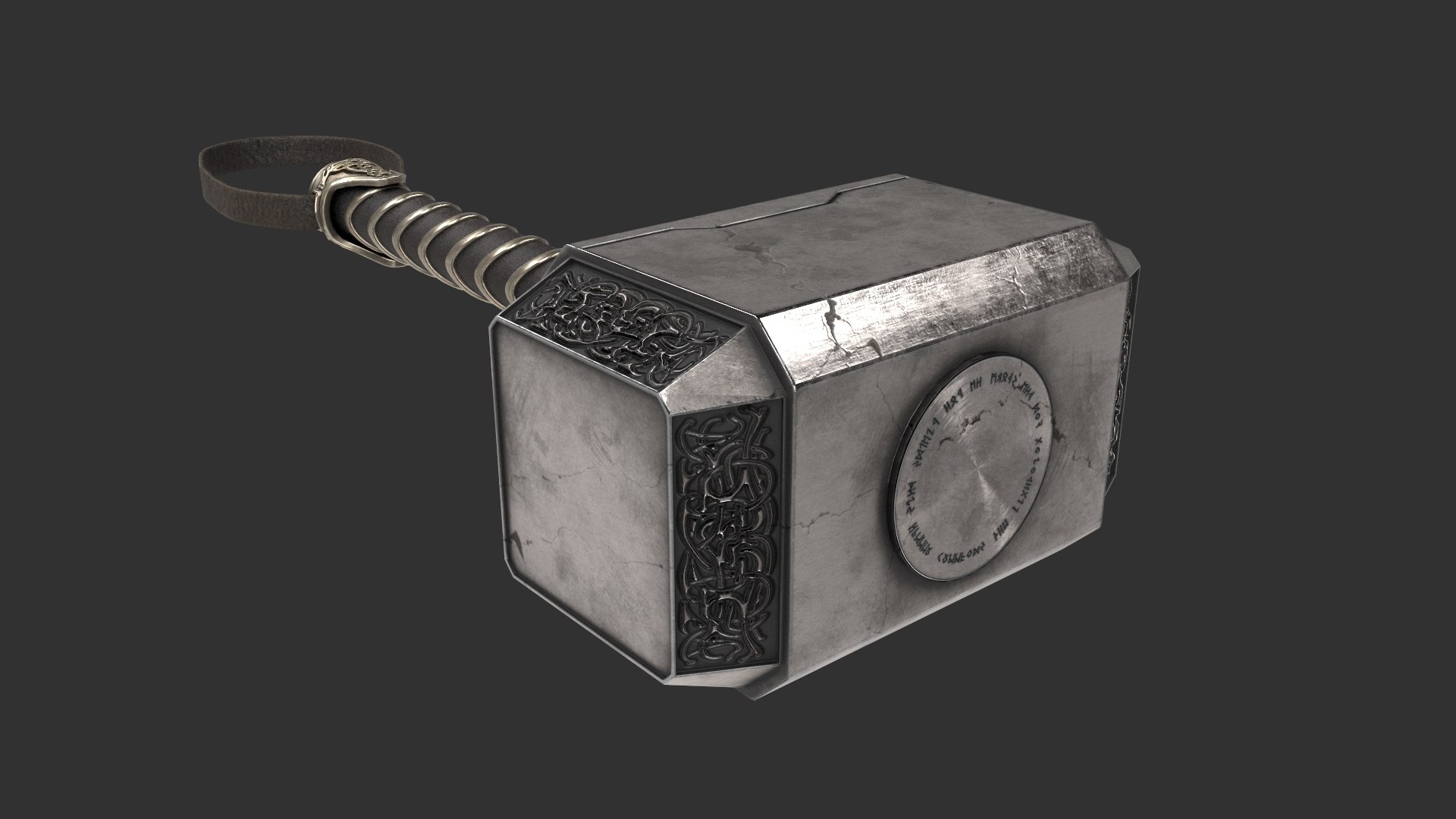 3D Broken Mjolnir Hammer of Thor - TurboSquid 1928120