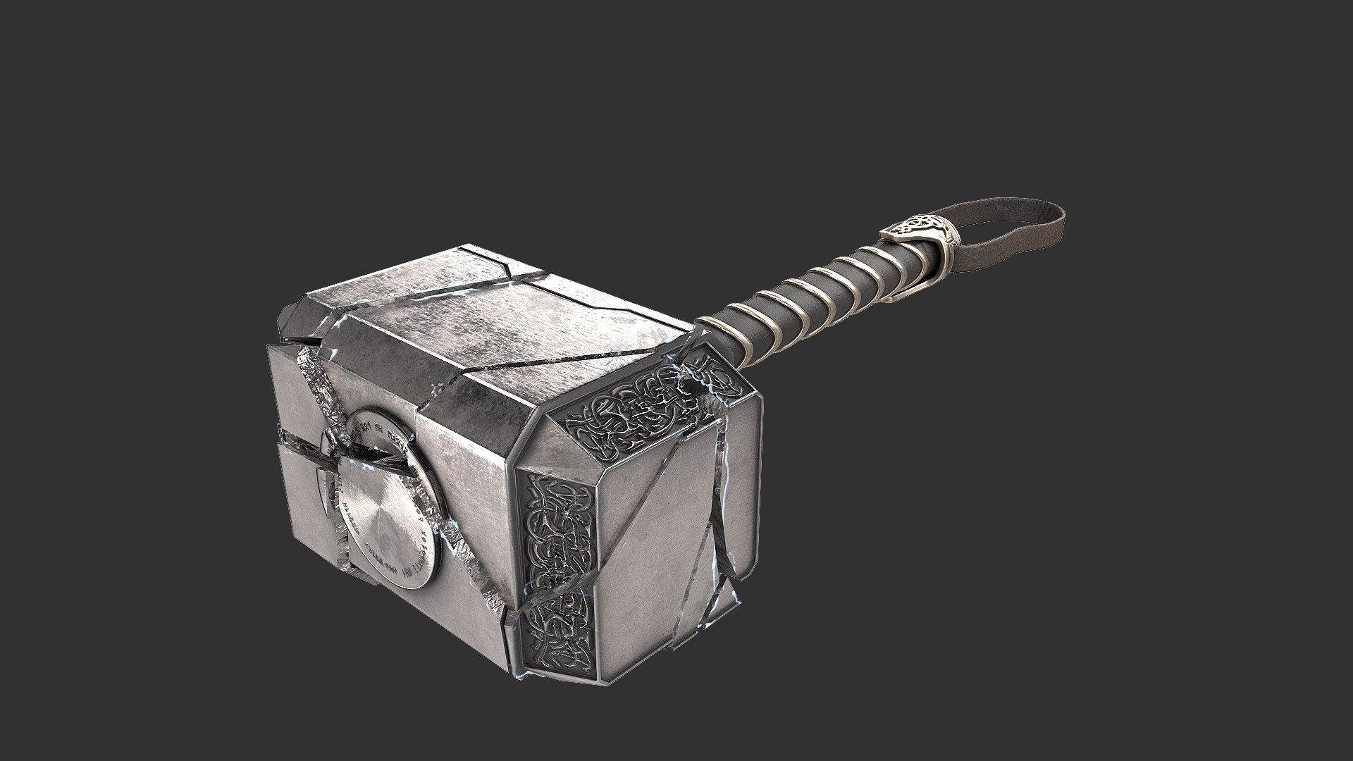 3D Broken Mjolnir Hammer of Thor - TurboSquid 1928120