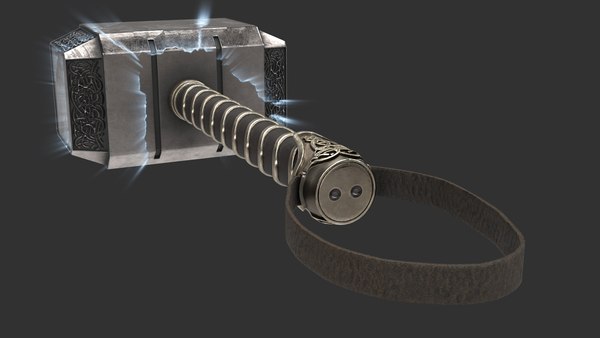 3D Broken Mjolnir Hammer of Thor - TurboSquid 1928120