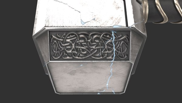 3D Broken Mjolnir Hammer of Thor - TurboSquid 1928120