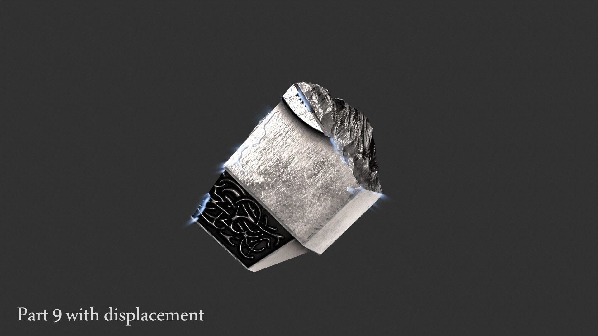 3D Broken Mjolnir Hammer of Thor - TurboSquid 1928120