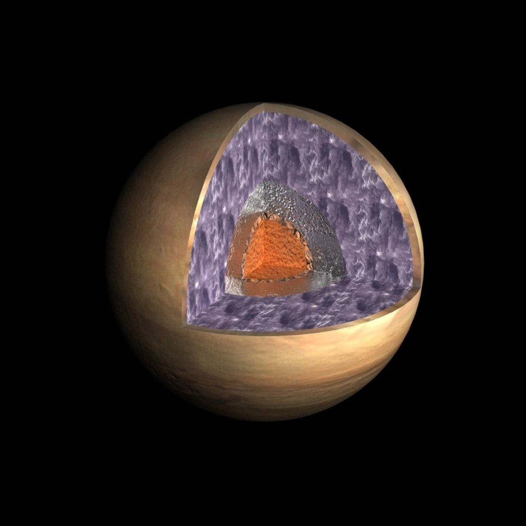 photoreal saturn structure 3d model