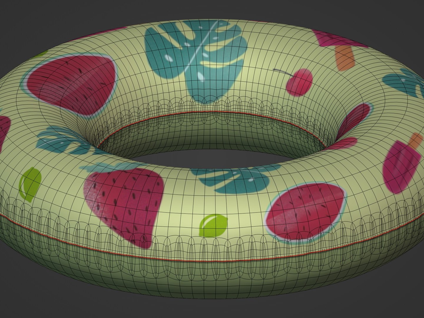 Inflatable Swim Rings -- 5 Textures 3D Model - TurboSquid 2075604