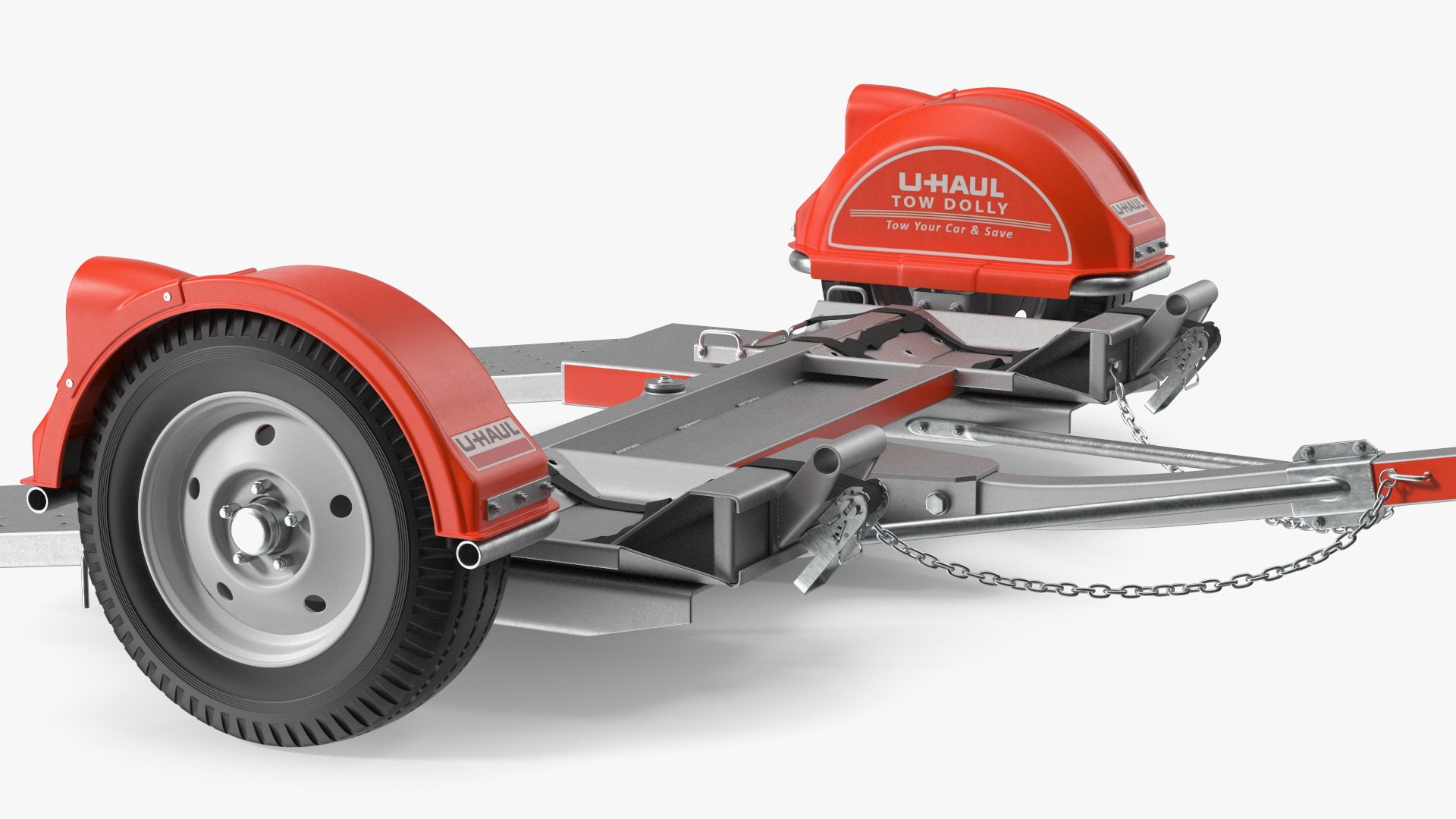 3D U-Haul Axle Tow Dolly model - TurboSquid 2051785