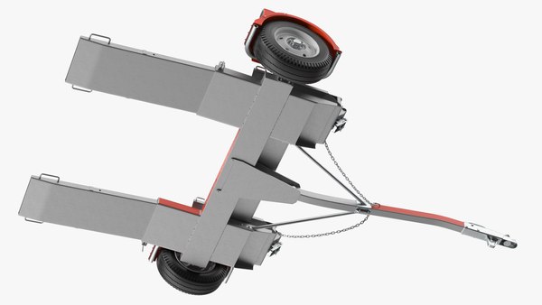 modelo 3d Plataforma rodante de remolque de eje U-Haul - TurboSquid 2051785
