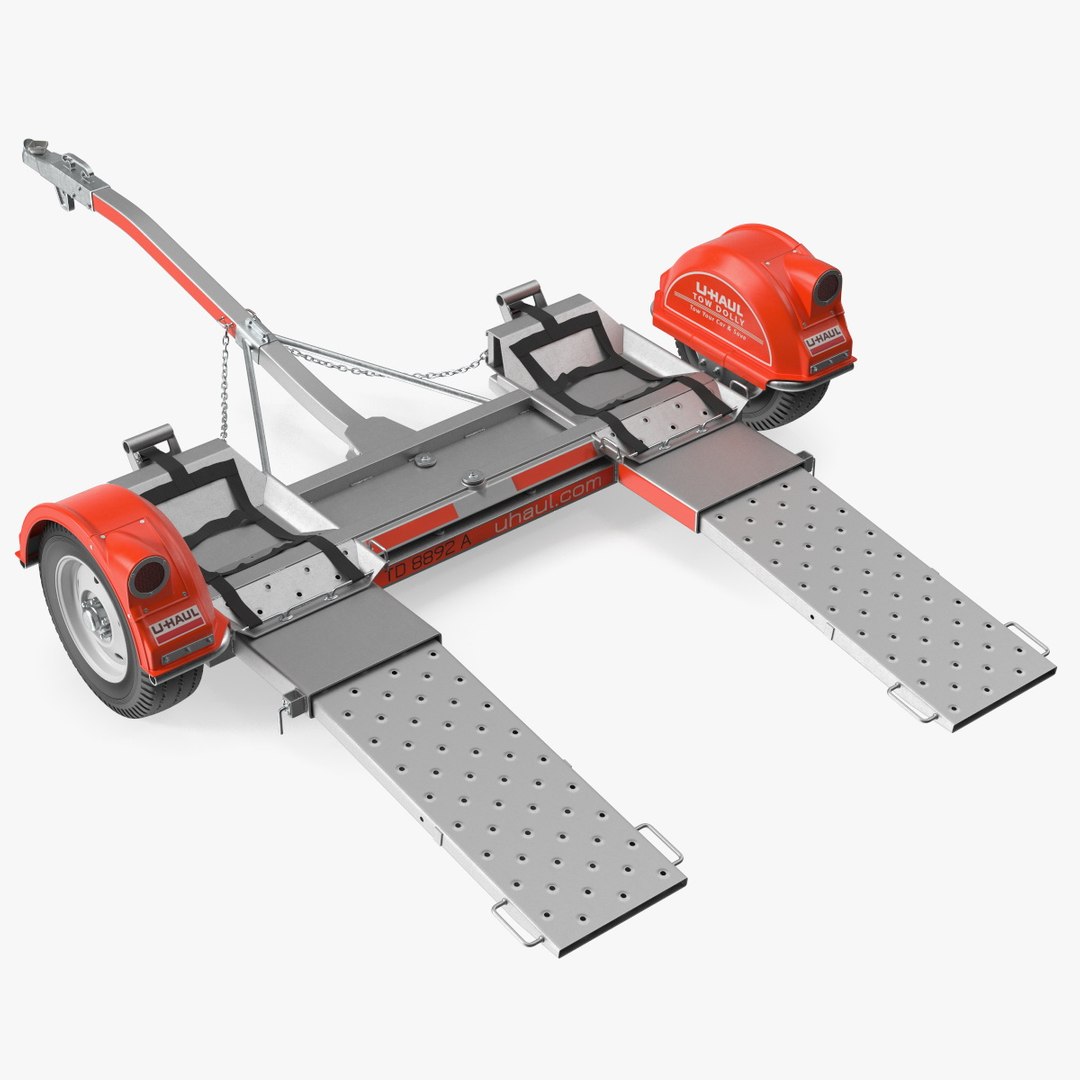 3D U-Haul Axle Tow Dolly model - TurboSquid 2051785
