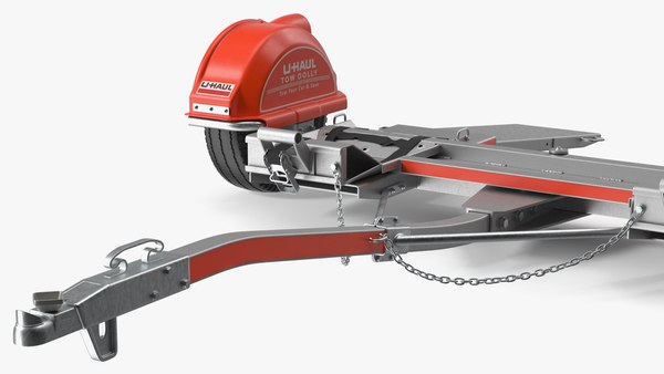 modelo 3d Plataforma rodante de remolque de eje U-Haul - TurboSquid 2051785