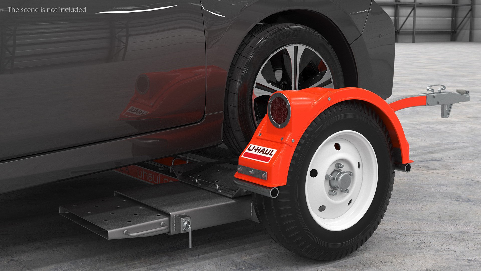 3D U-Haul Axle Tow Dolly model - TurboSquid 2051785