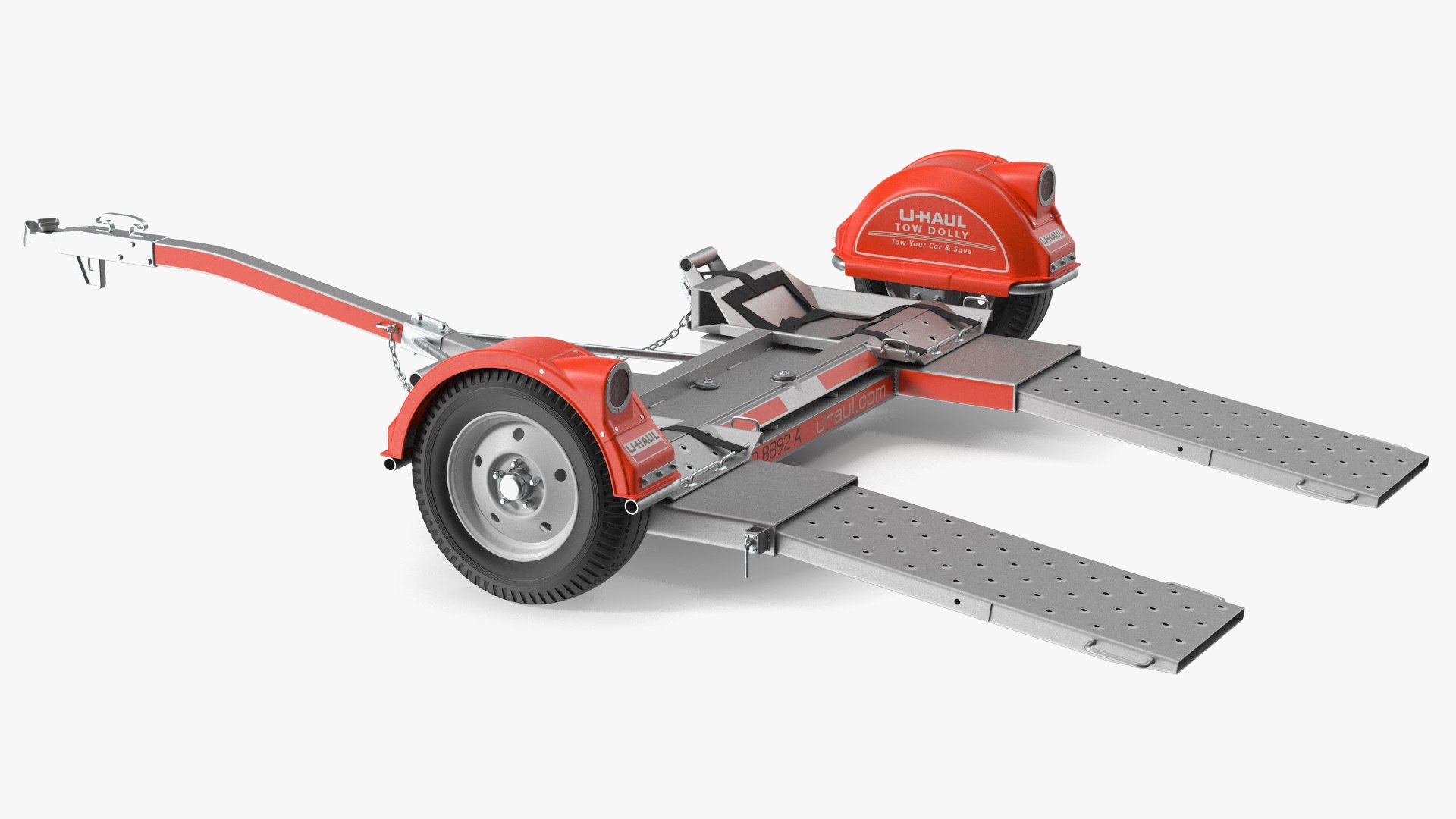 3D U-Haul Axle Tow Dolly model - TurboSquid 2051785