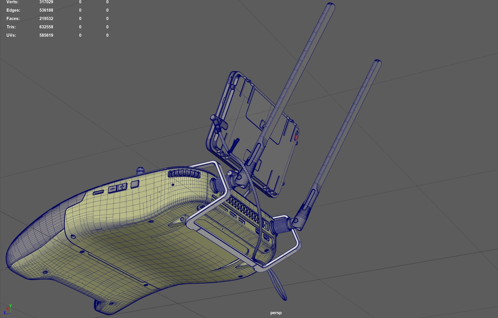 Drone Controller 3D Model - TurboSquid 1855434