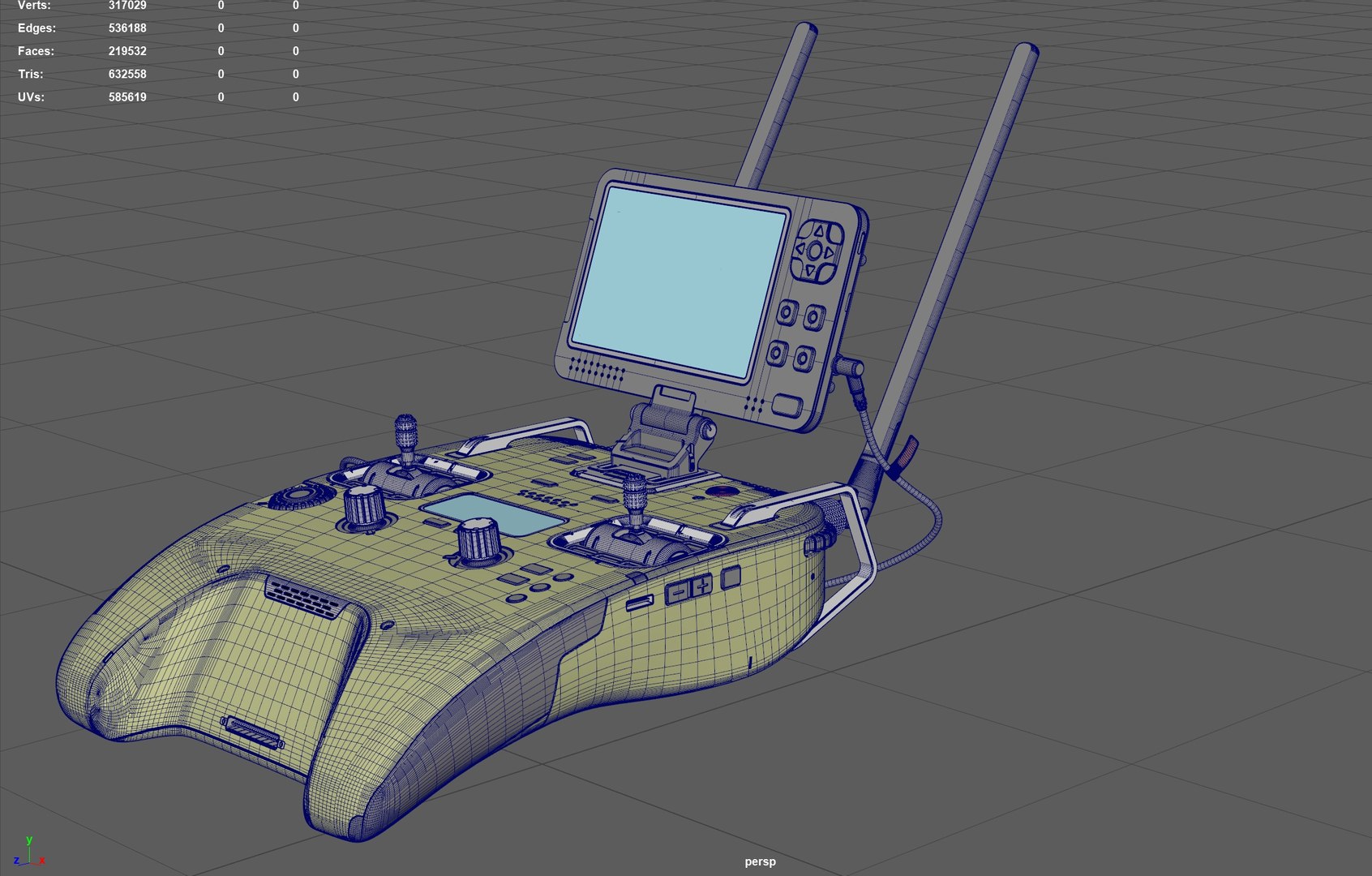 Drone Controller 3D Model - TurboSquid 1855434