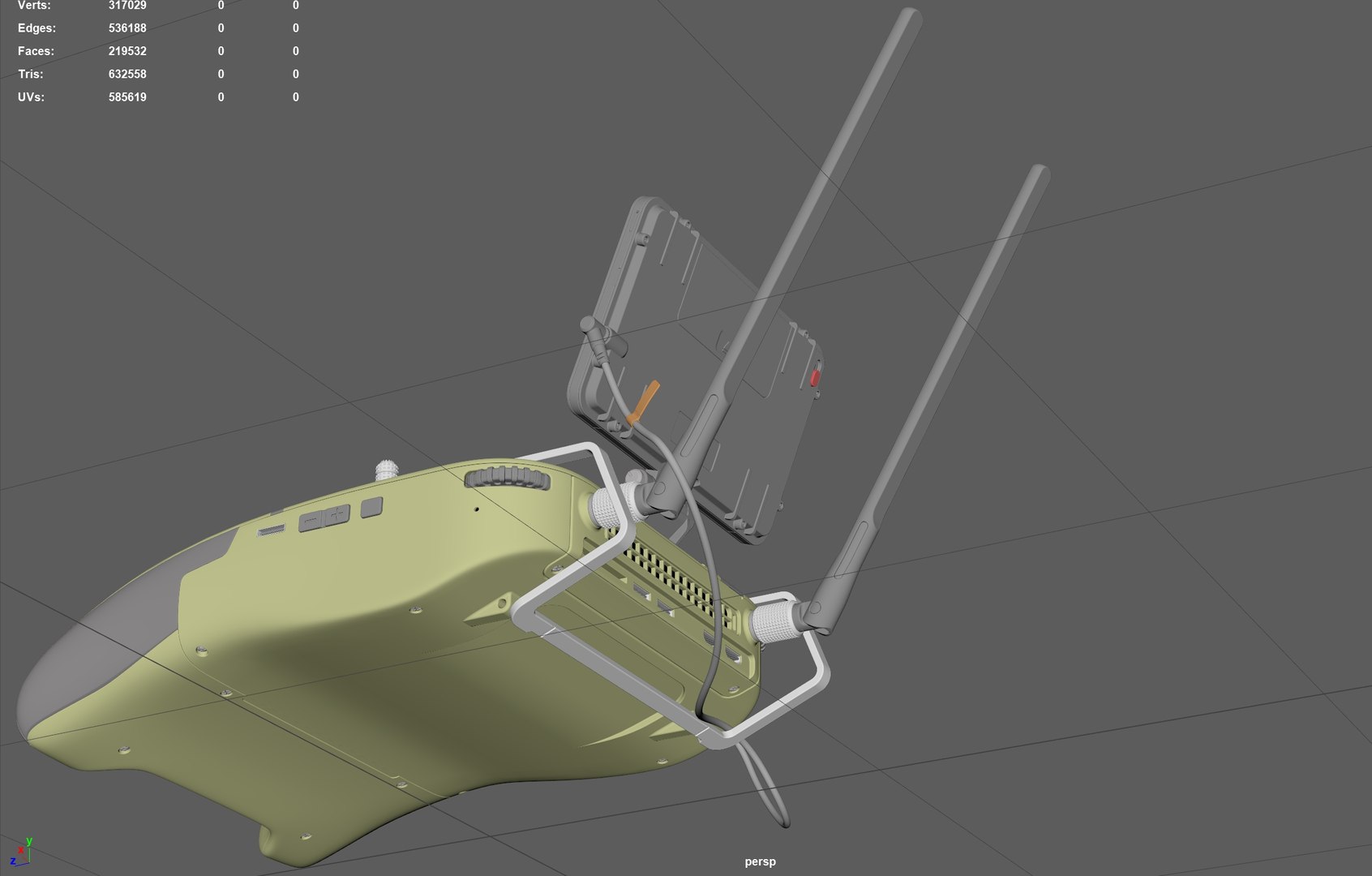 Drone Controller 3D Model - TurboSquid 1855434