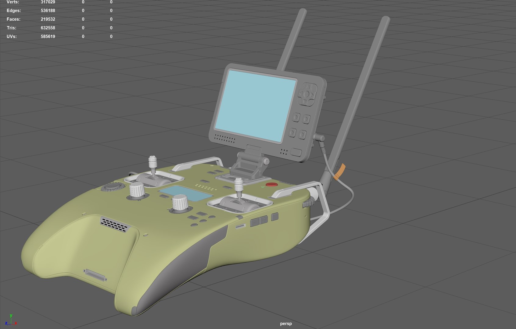 Drone Controller 3D Model - TurboSquid 1855434