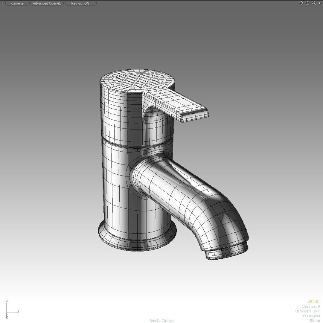 3d Mixer Tap Model