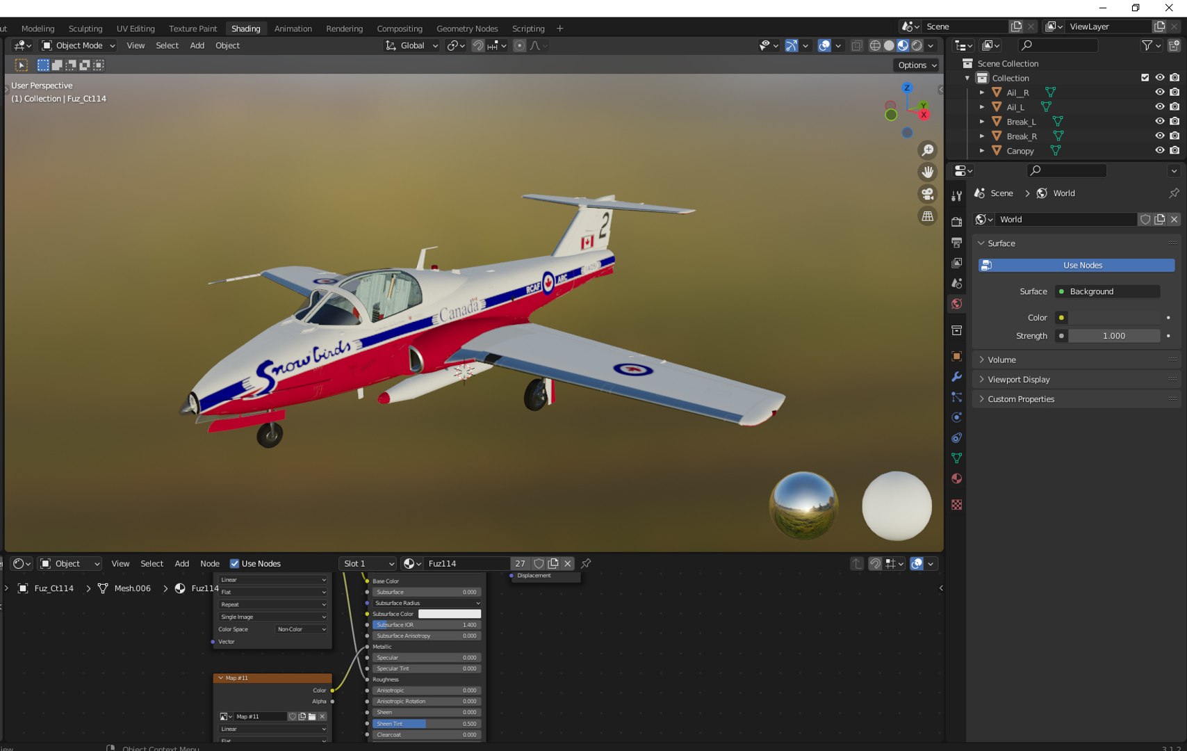 CT-114 Tutor 3D - TurboSquid 2066808