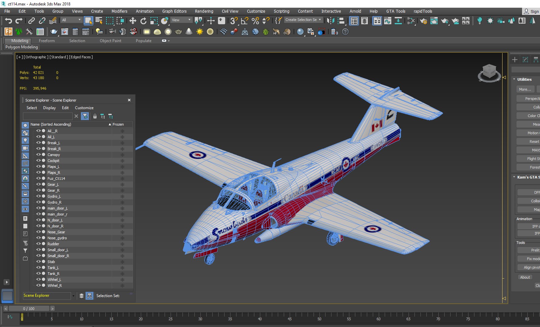 CT-114 Tutor 3D - TurboSquid 2066808