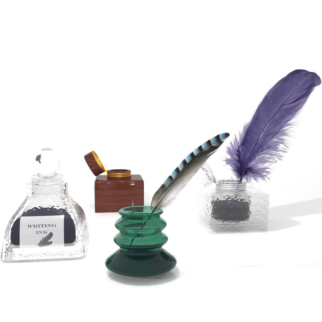 Inkwell Ink 3D - TurboSquid 1471877