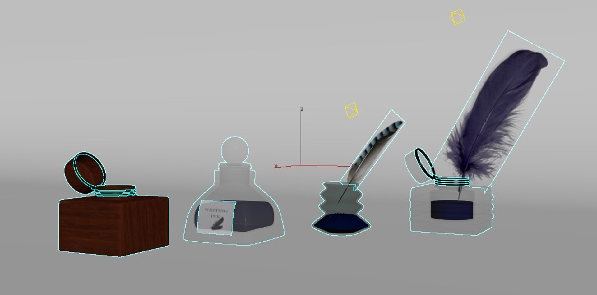 Inkwell Ink 3D - TurboSquid 1471877