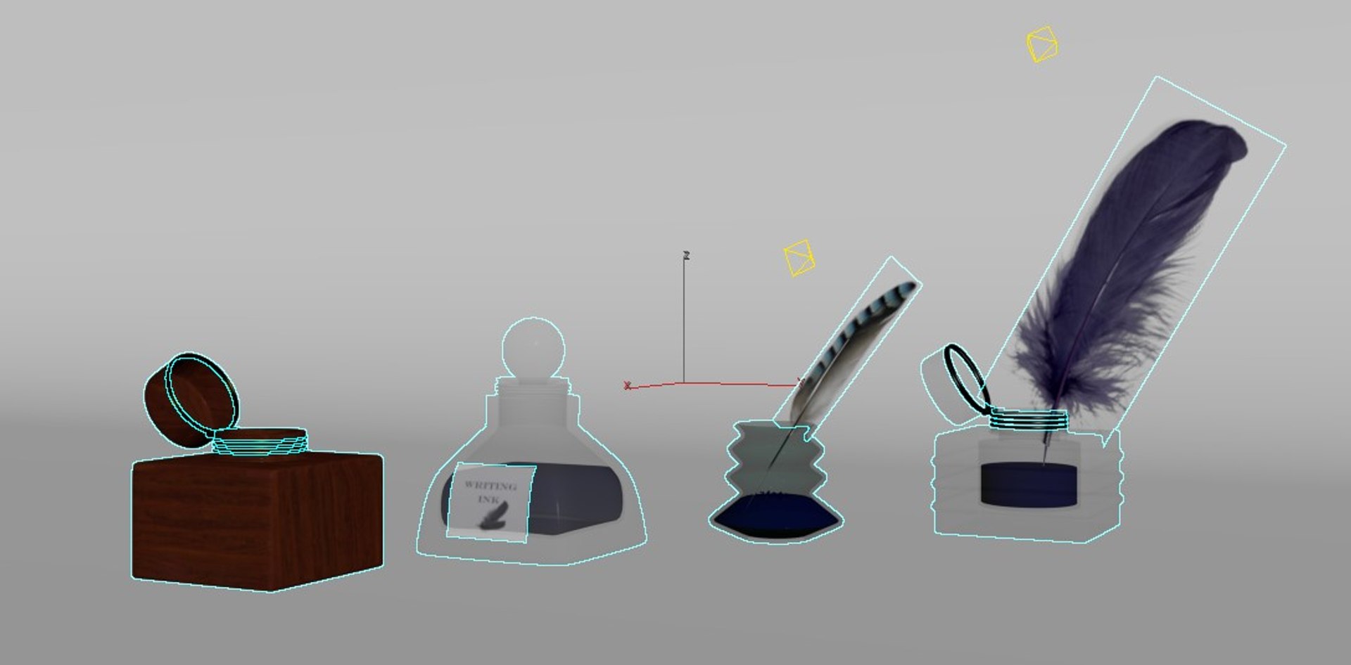 Inkwell Ink 3D - TurboSquid 1471877