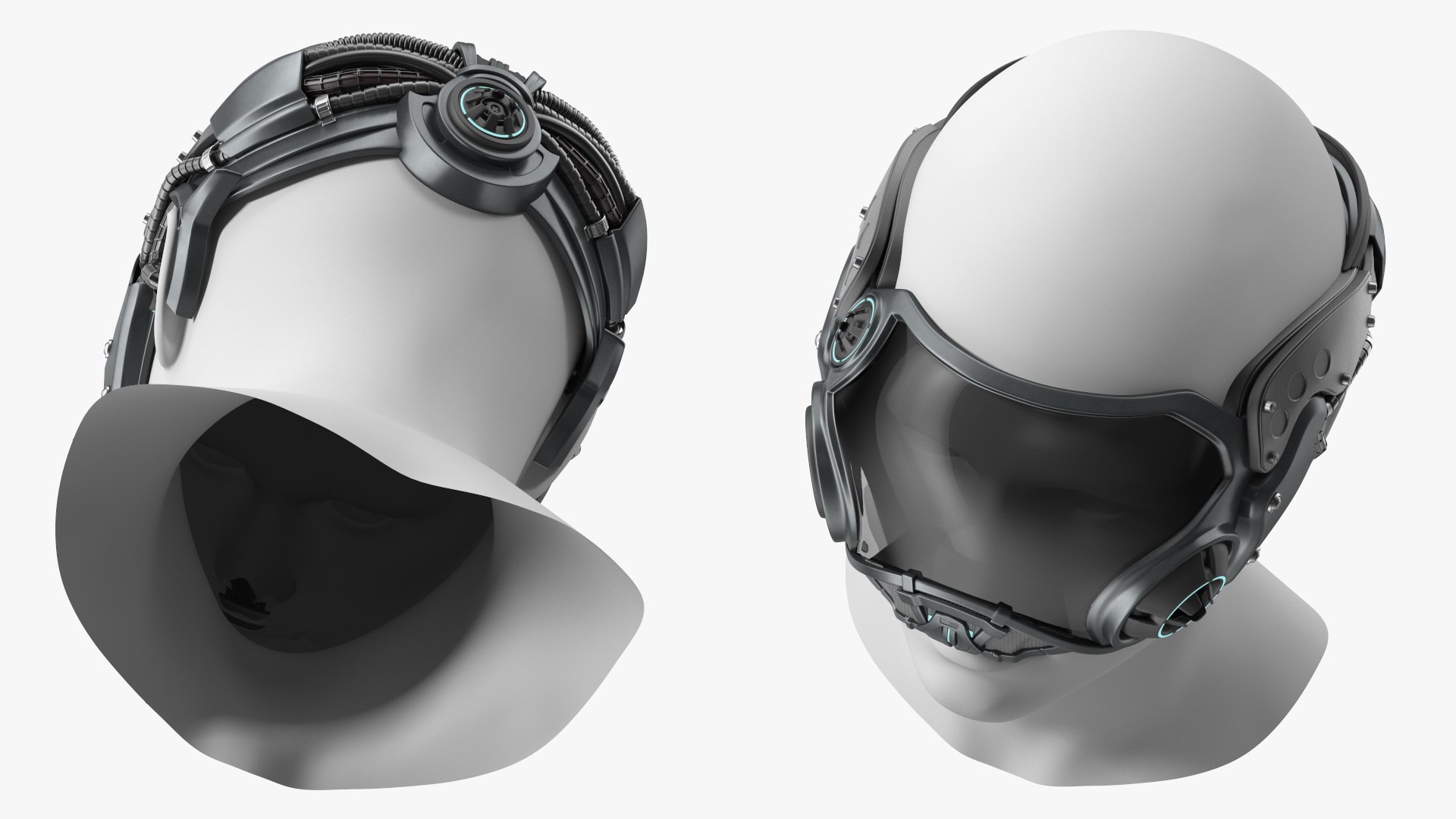 3D Sci-fi Head Mask New model - TurboSquid 2136698