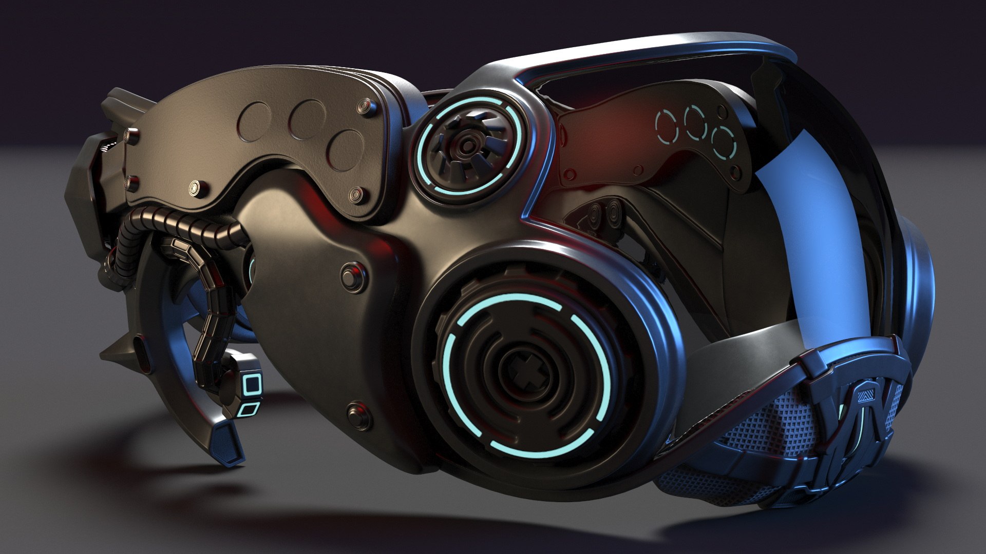 3D Sci-fi Head Mask New model - TurboSquid 2136698