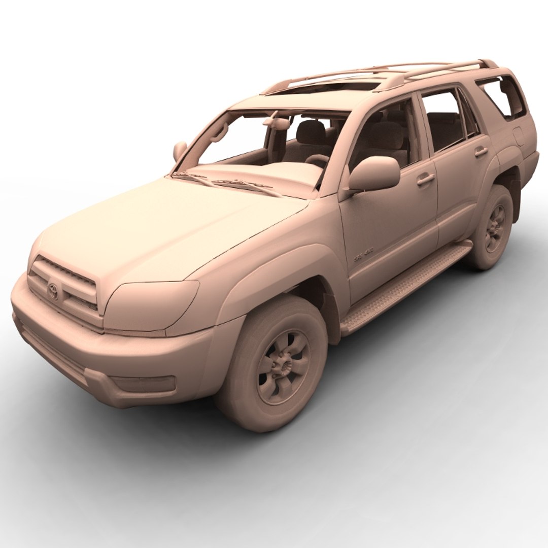 Toyota 4runner Sr5 3d Model