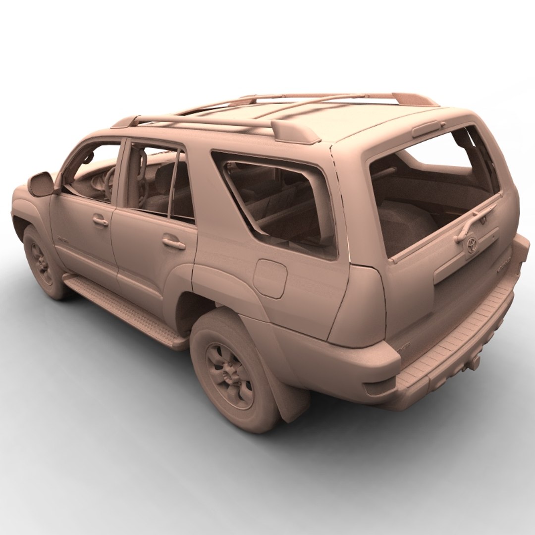Toyota 4runner Sr5 3d Model