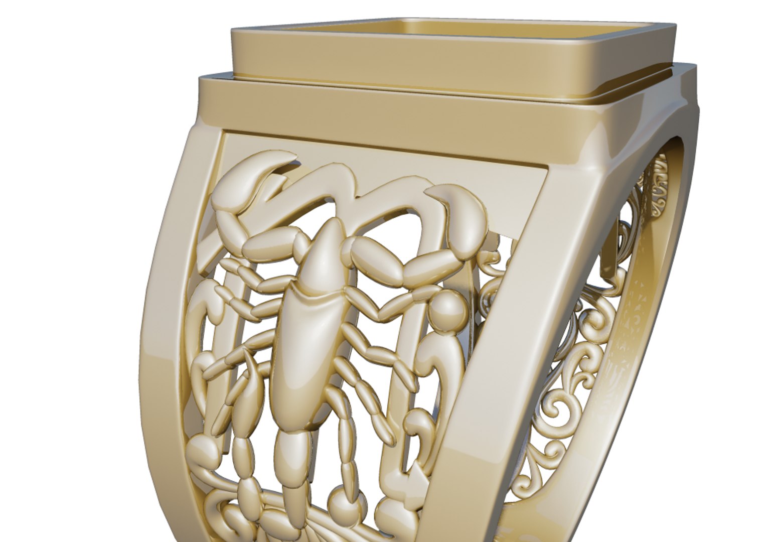 Ring Scorpio 3d Model