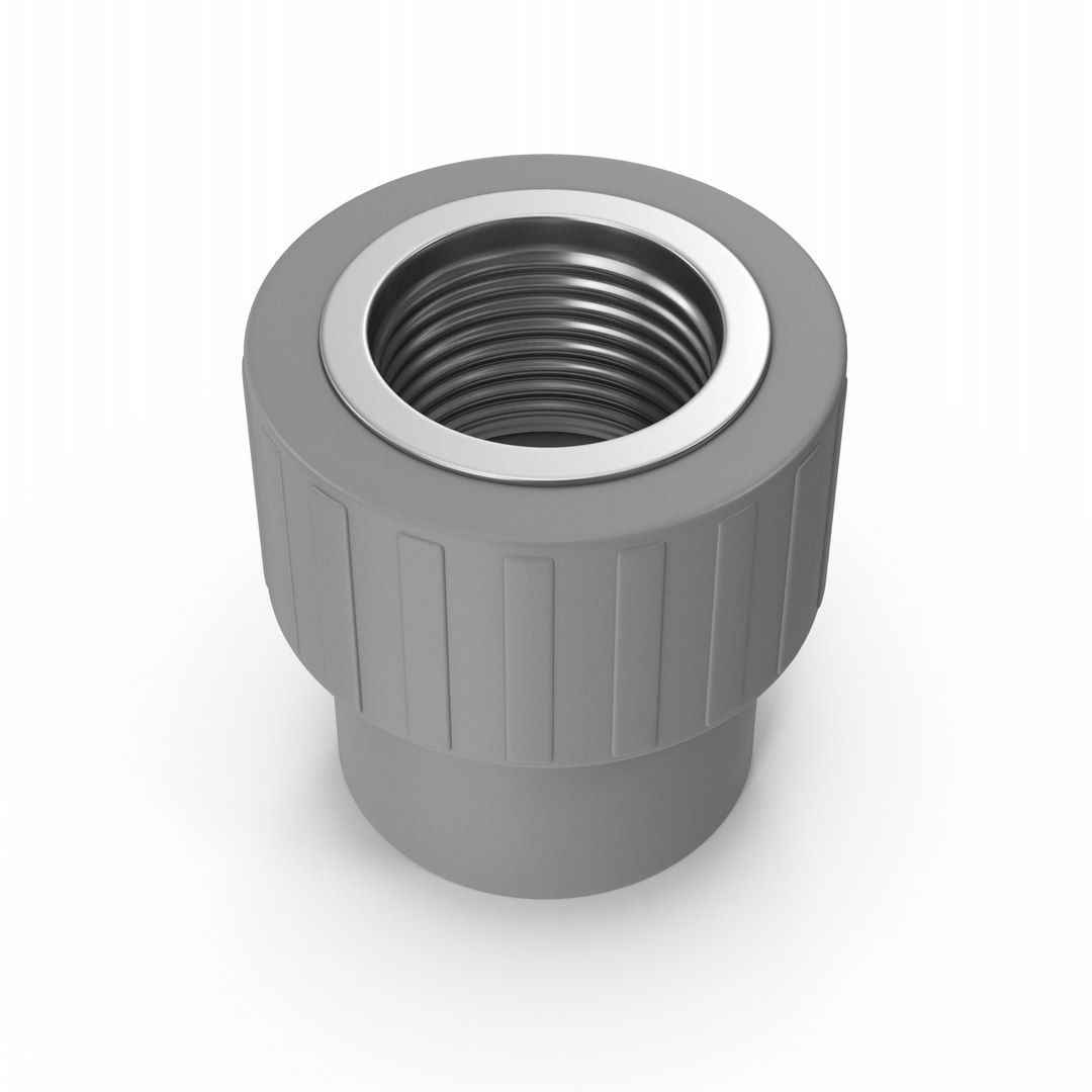Female Threaded Coupling 3D model - TurboSquid 1966723