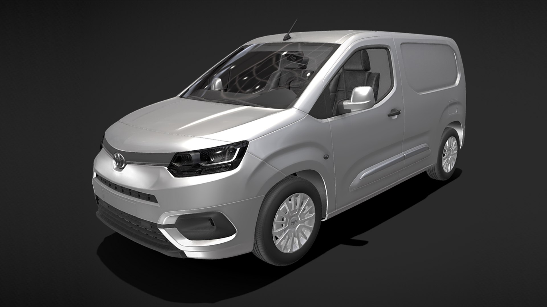 3D Toyota ProAce City Van 202 - TurboSquid 2154049