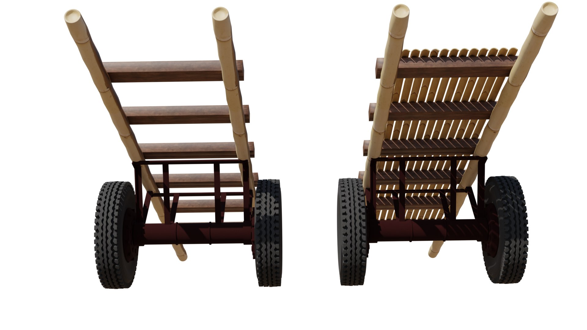 3D Push Cart Or Thela Gari - TurboSquid 2127976