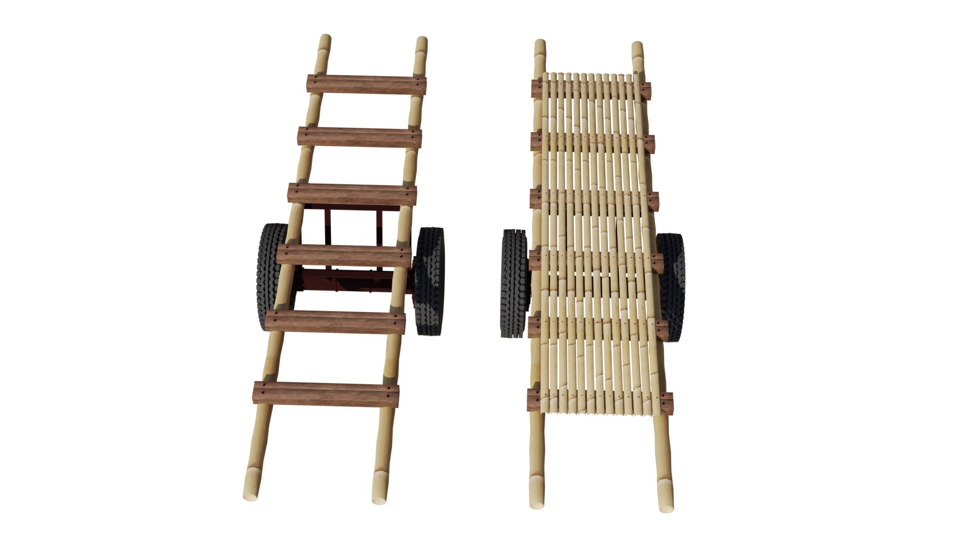 3D Push Cart Or Thela Gari - TurboSquid 2127976