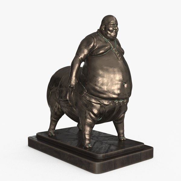 3D Pig Man Statue - TurboSquid 1986008