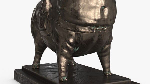 3D Pig Man Statue - TurboSquid 1986008