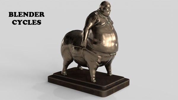 3D Pig Man Statue - TurboSquid 1986008