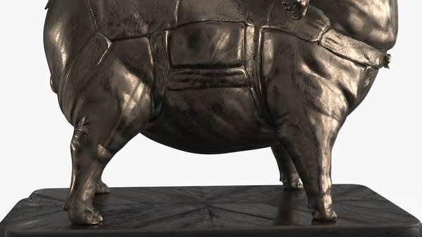 3D Pig Man Statue - TurboSquid 1986008
