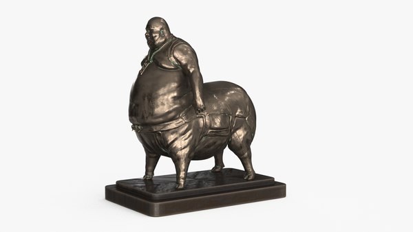 3D Pig Man Statue - TurboSquid 1986008