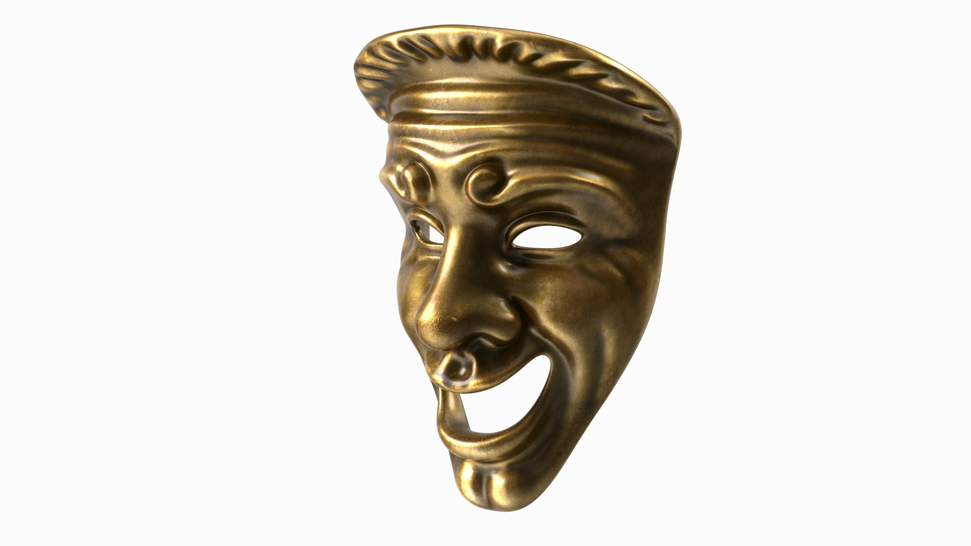 3D Model Comedy Mask - TurboSquid 2091644