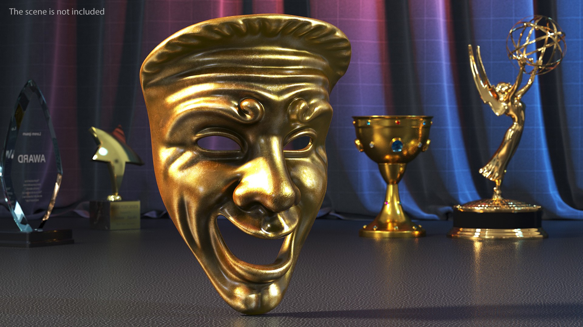 3D Model Comedy Mask - TurboSquid 2091644