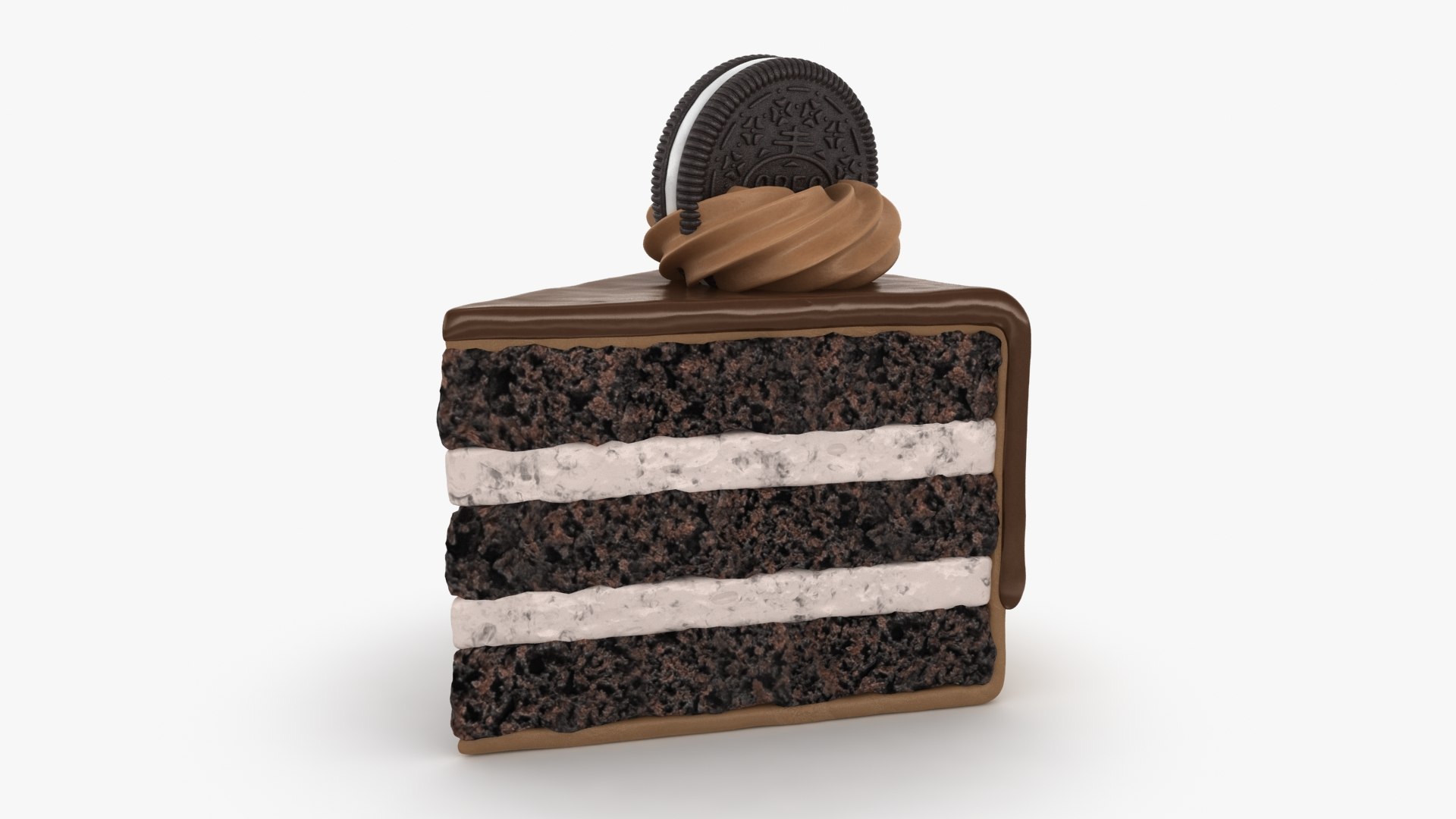 3D Oreo Cake model - TurboSquid 2022599