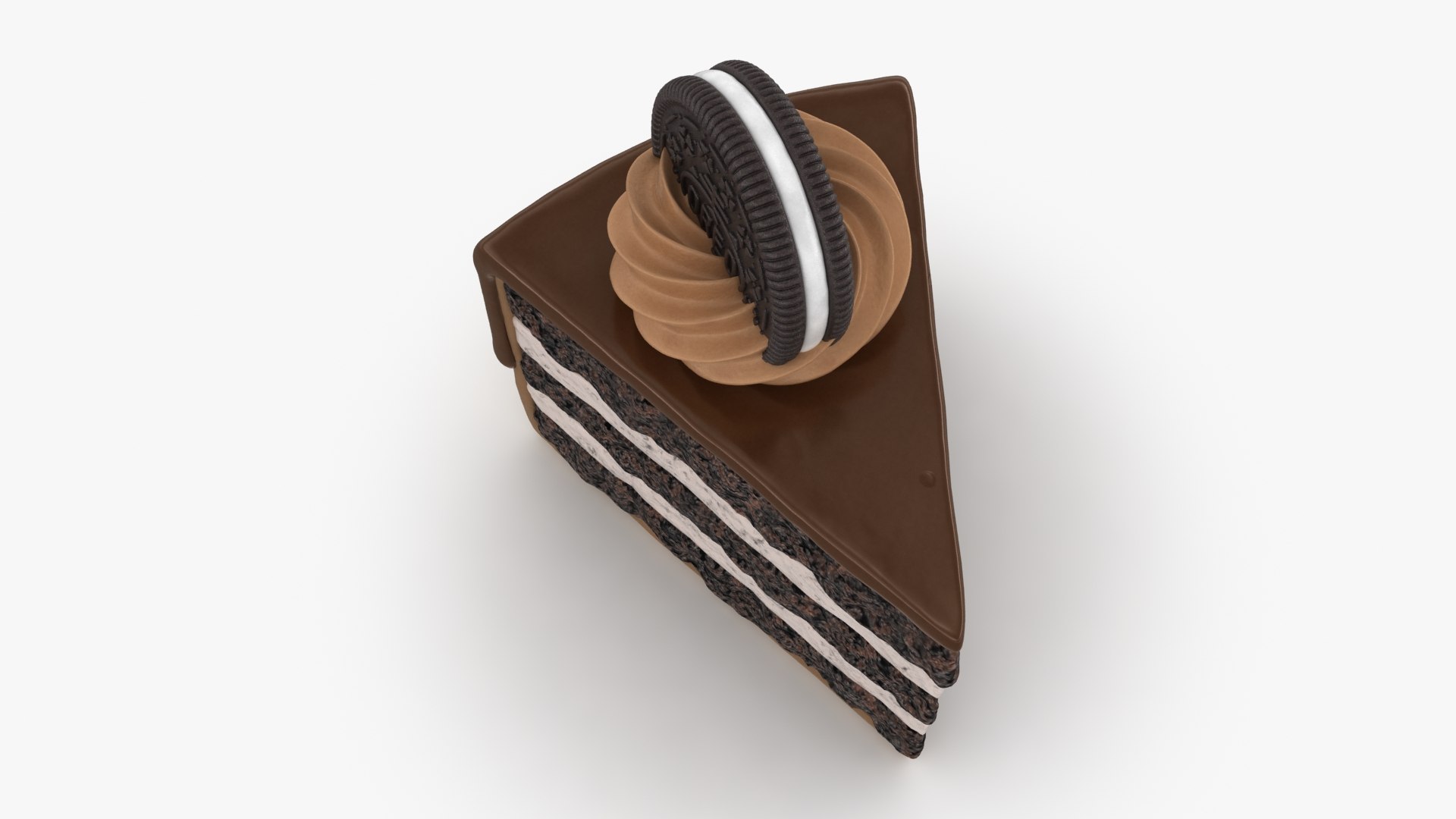 3D Oreo Cake model - TurboSquid 2022599