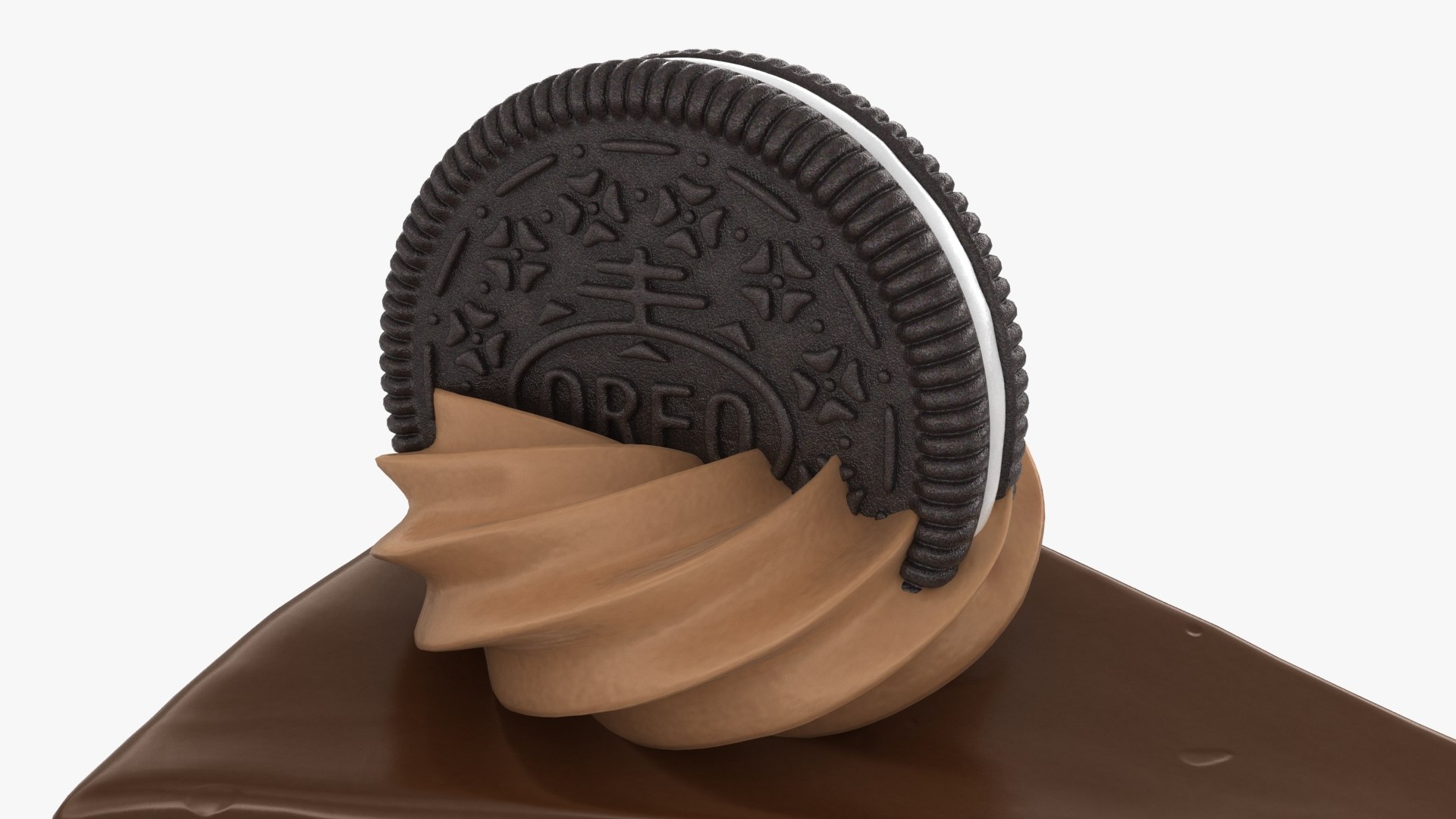 3D Oreo Cake model - TurboSquid 2022599